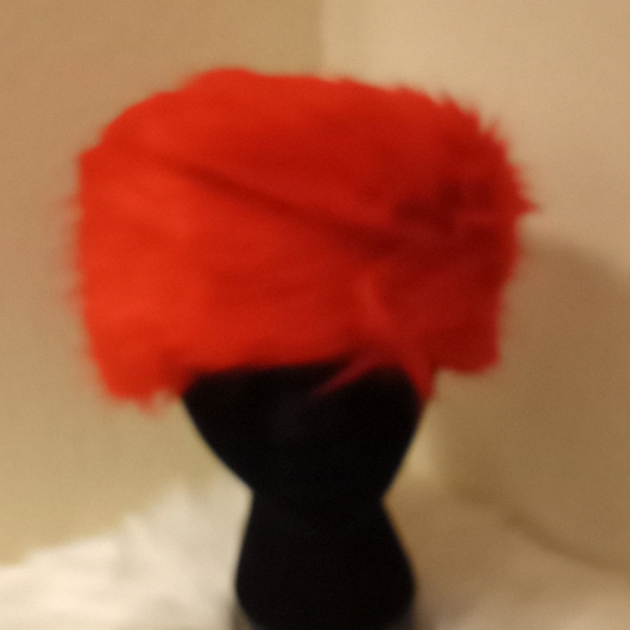 Xoxo, Carly | Accessories | Red Faux Fur Russian Toque Hat | Poshmark
